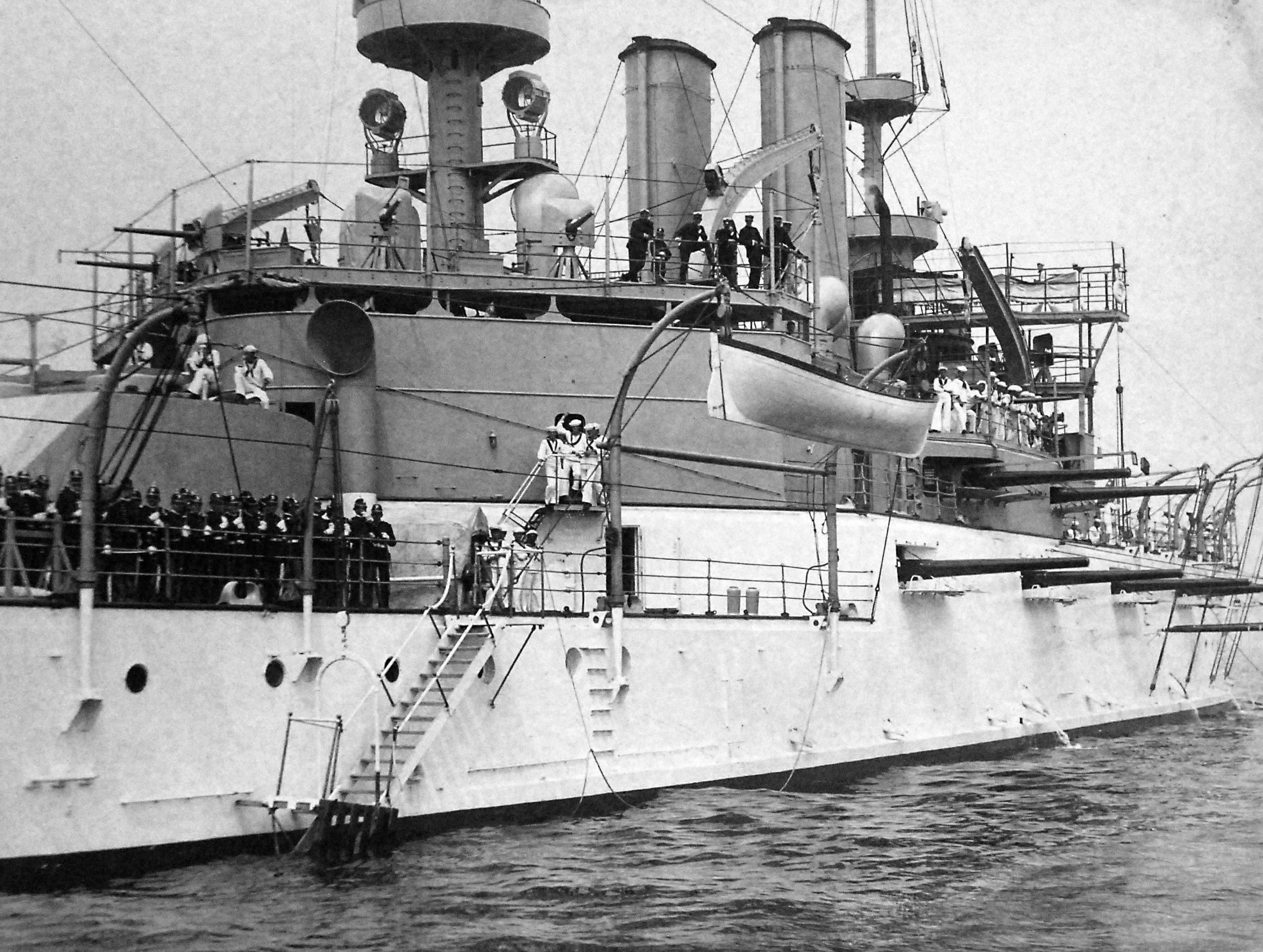 Battleship Photo Index BB-8 USS ALABAMA