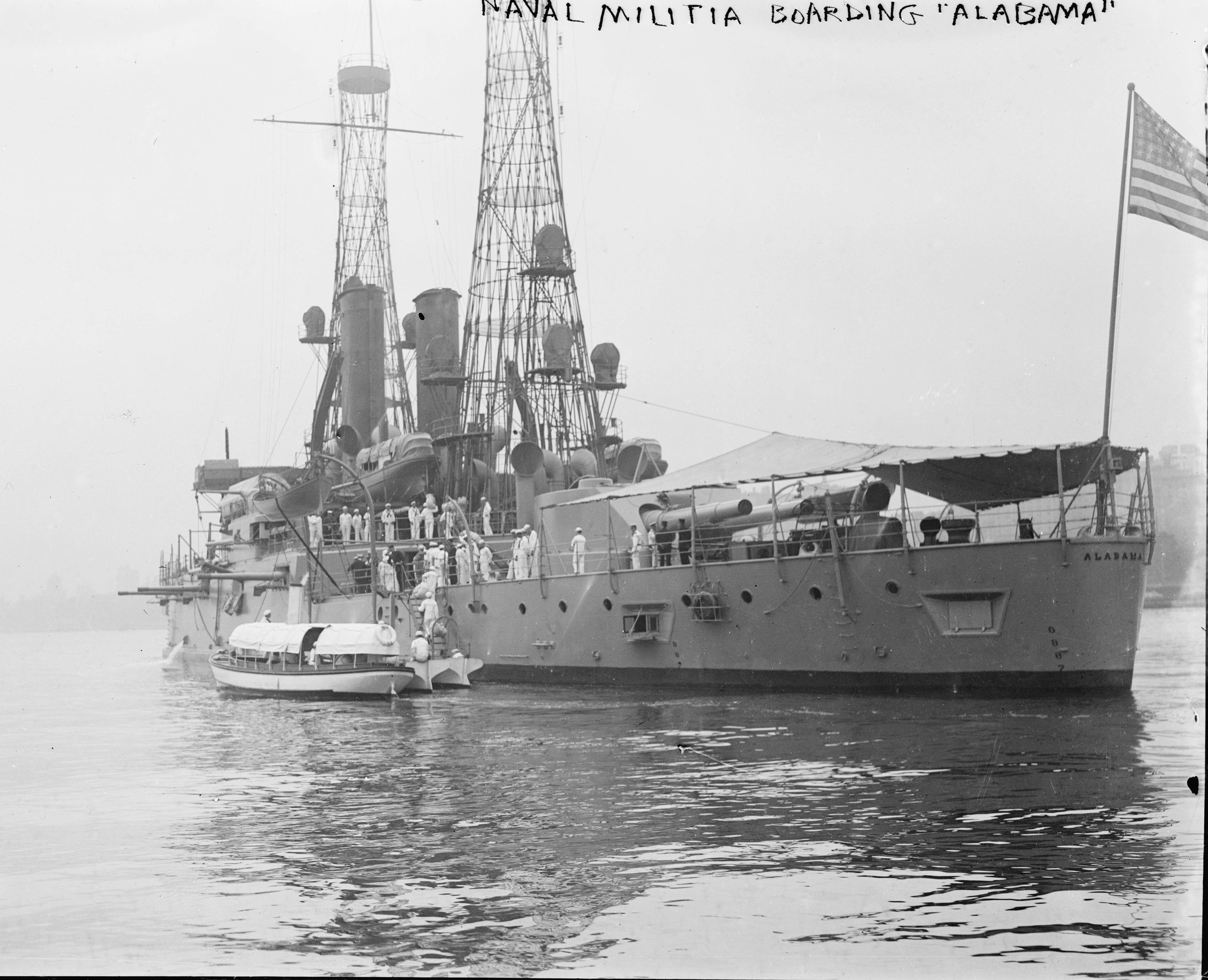 Battleship Photo Index BB-8 USS ALABAMA